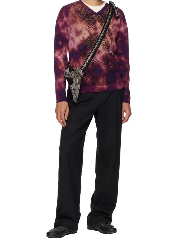 KIKO KOSTADINOV Black Minna Gathered Trousers - Crow Black