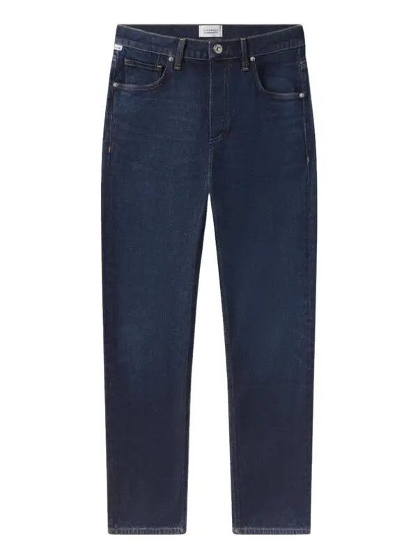 Citizens Of Humanity Anissa Straight Leg Jeans In Madison Wash - Black