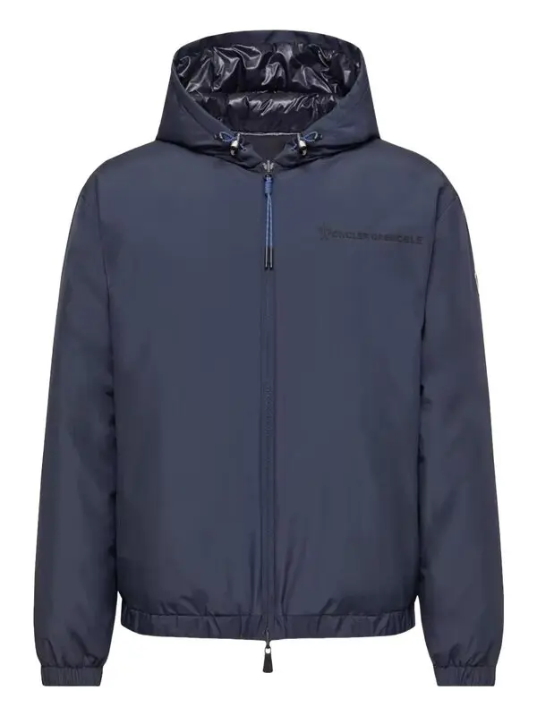 Moncler Logo Patch Reversible Jacket - Navy