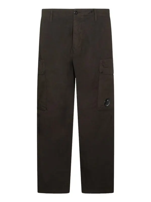 C.P. COMPANY Lens Detailed Cargo Pants - Black