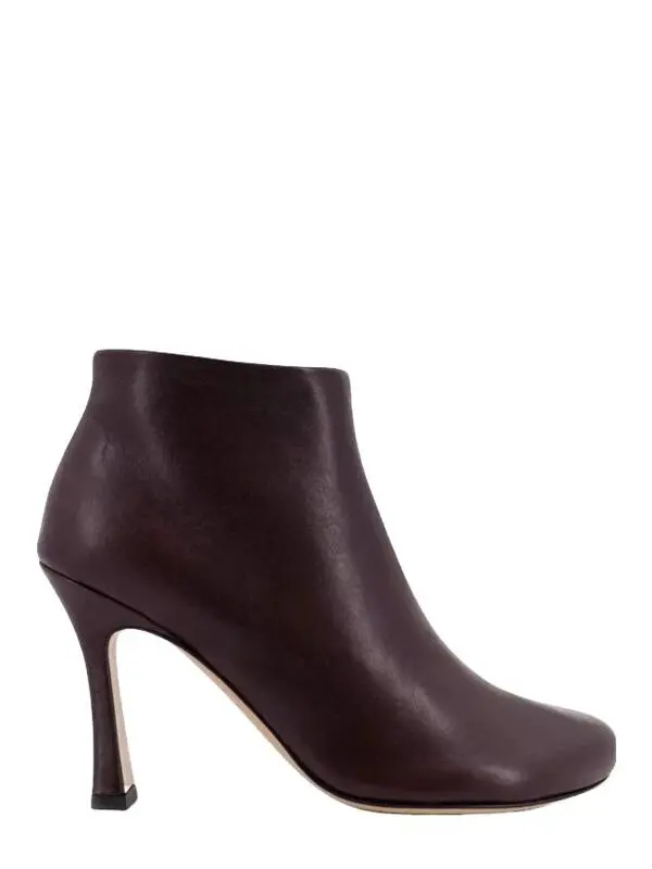 Bottega Veneta Rana Ankle Boots - Wine Red