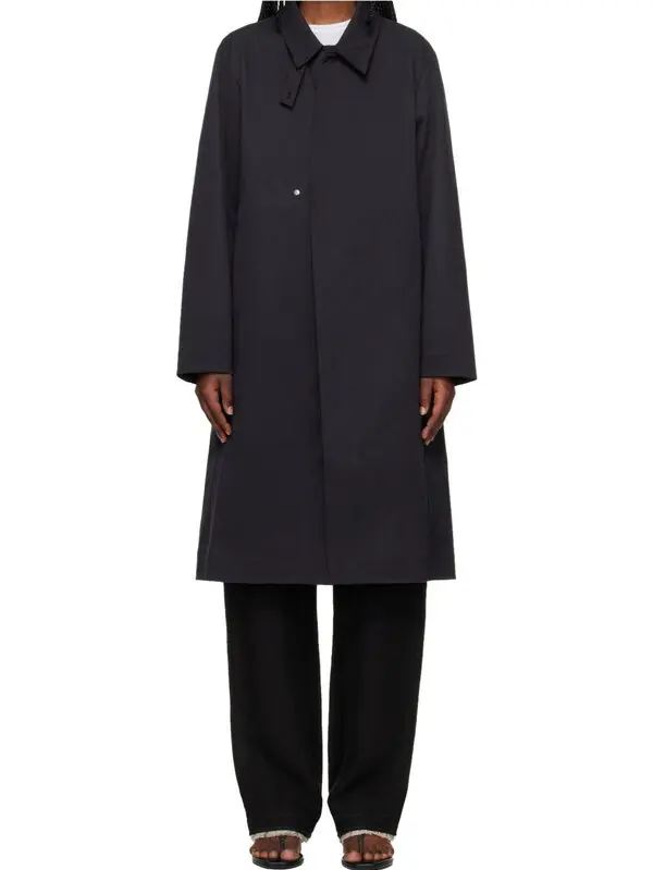 POST ARCHIVE FACTION (PAF) Collared Coat - Black