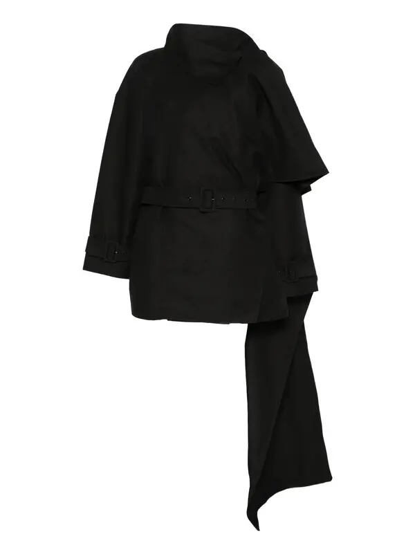 ENTIRE STUDIOS Mini Scarfcoat - Black