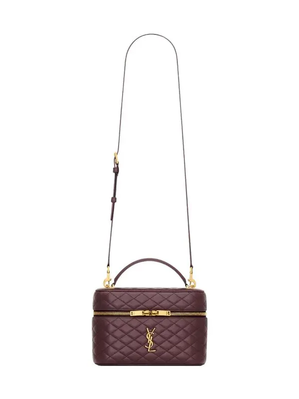 Saint Laurent Gaby Large Vanity Bag - Rouge Cabernet