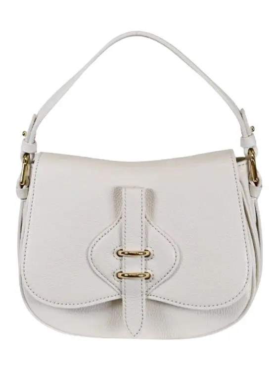 COCCINELLE Mavery Flap Shoulder Bag - White