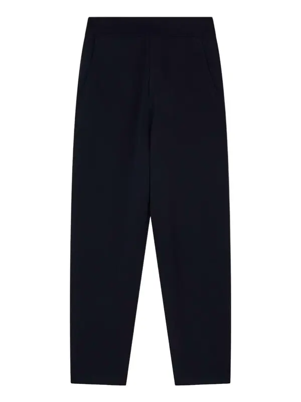 Emporio Armani Elasticated Welt-pocket Trousers - Black