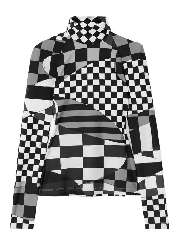 Emilio Pucci Giardino Print Long Sleeve Top - Multi-color