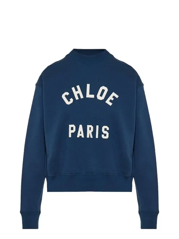 Chloé Logo Sweatshirt - Blue