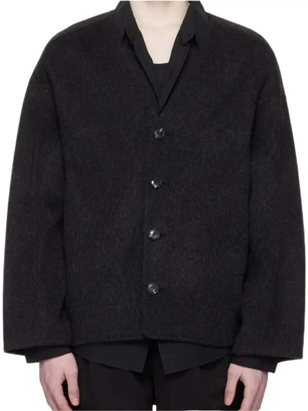ENTIRE STUDIOS Long-sleeved Casual Jacket - Black