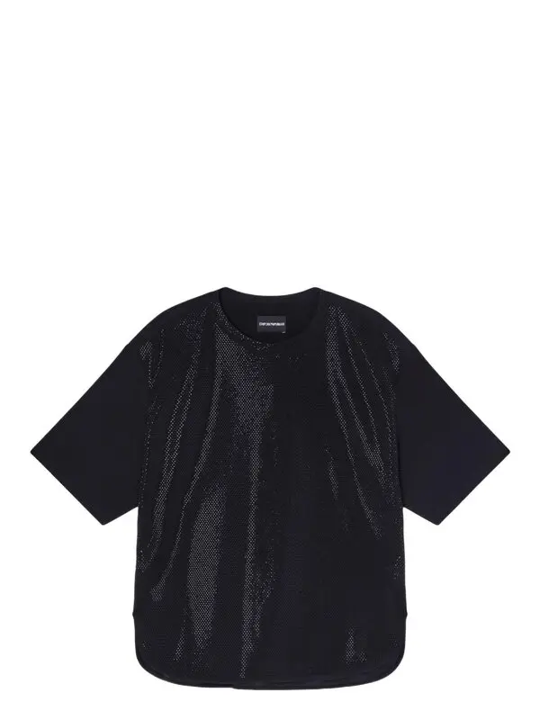 Emporio Armani Embellished T-shirt - Black
