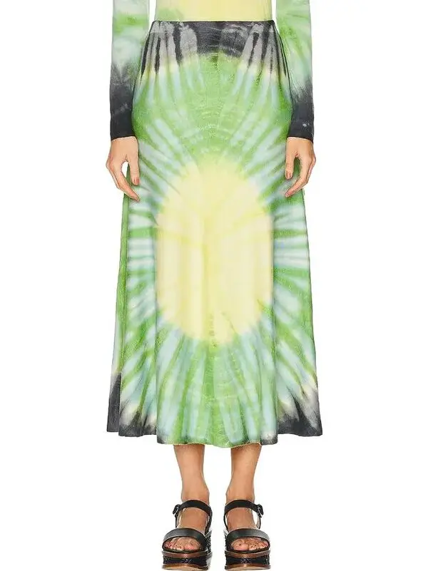 Gabriela Hearst Midi Skirt - Green