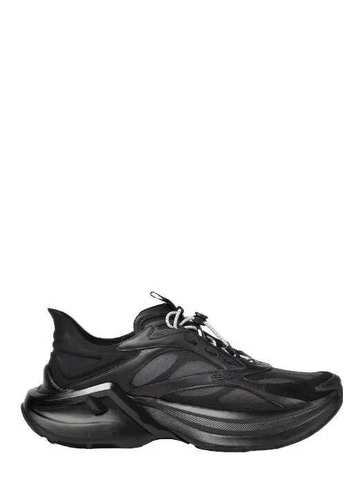 Fendi F-light Lace-up Sneakers - Black