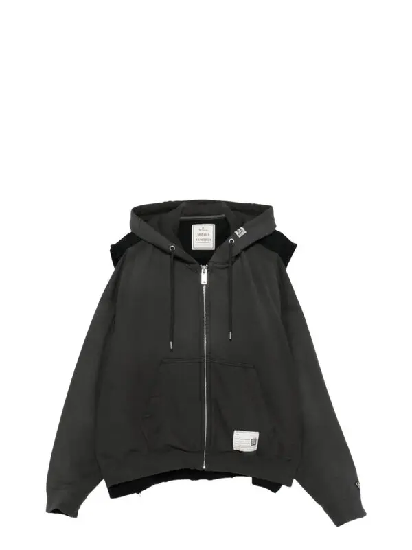 Mihara Yasuhiro Zip Hoodie - Black