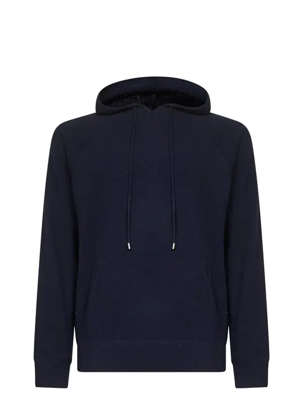 MC2 SAINT BARTH Hooded Raglan Sweater - Blue