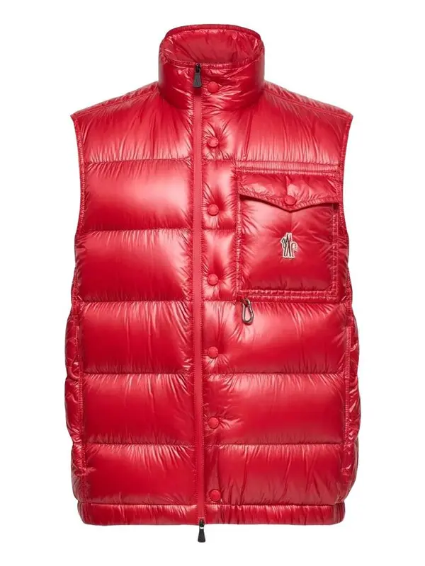 Moncler Uychi Packable Down Gilet - Red