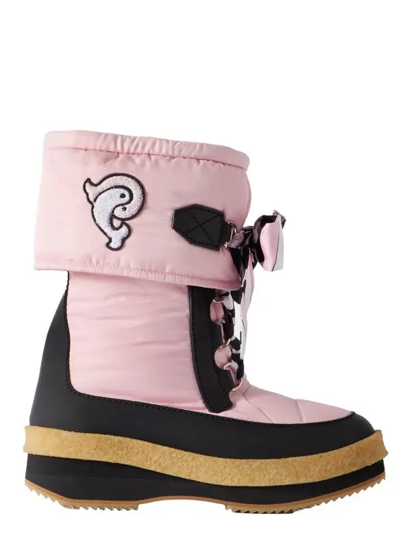 Emilio Pucci Printed Snow Boots - Pink
