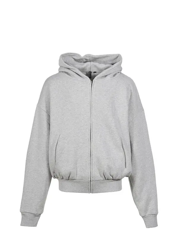 ENTIRE STUDIOS Cotton Zip-up Hoodie - Gray