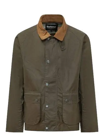 Barbour Collared Button-up Jacket - Brown