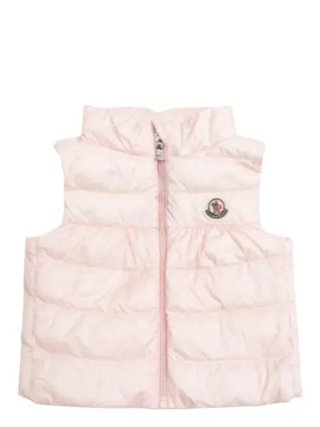 Moncler Quilted Down Vest - Soft Pink