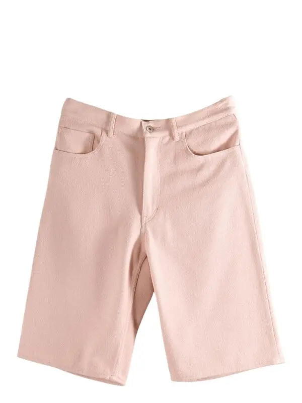 Auralee Denim Shorts - Nude