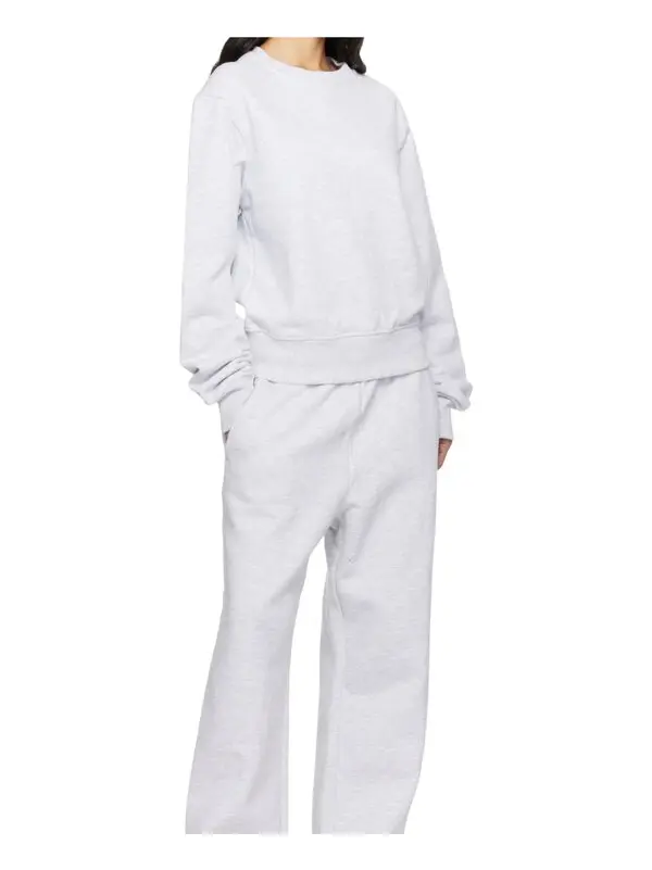 ENTIRE STUDIOS Elastic Waist Sports Pants - Light Gray
