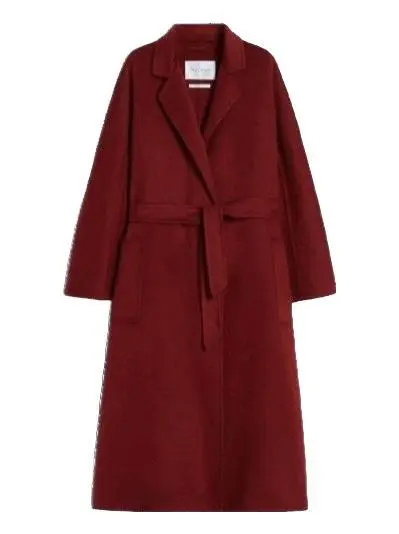 Max Mara Long-sleeved Coat - Red