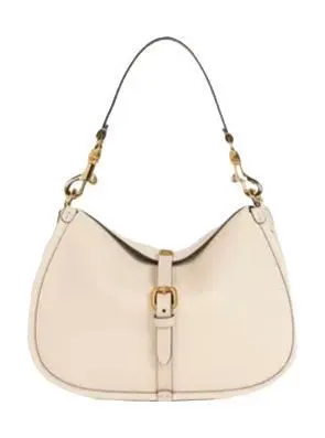 Etro Buckle Detailed Shoulder Bag - Cream