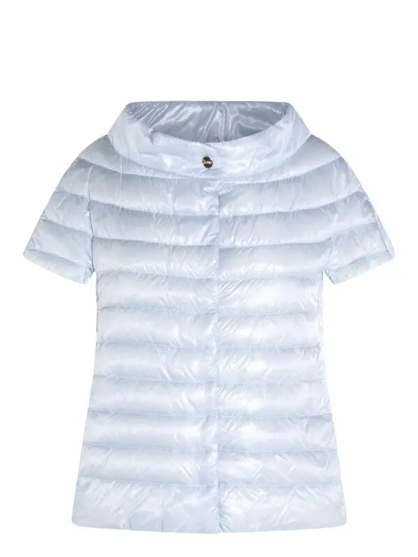 Herno Greta Short-sleeved Quilted Jacket - White