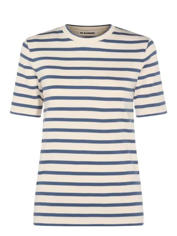 JIL SANDER Striped Jersey T-shirt - No