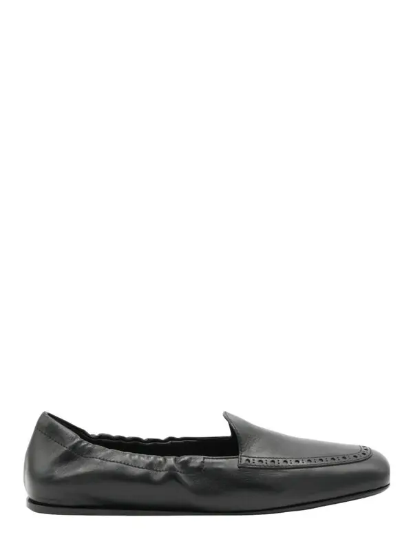 Church's Square Toe Slip-on Loafers - Black