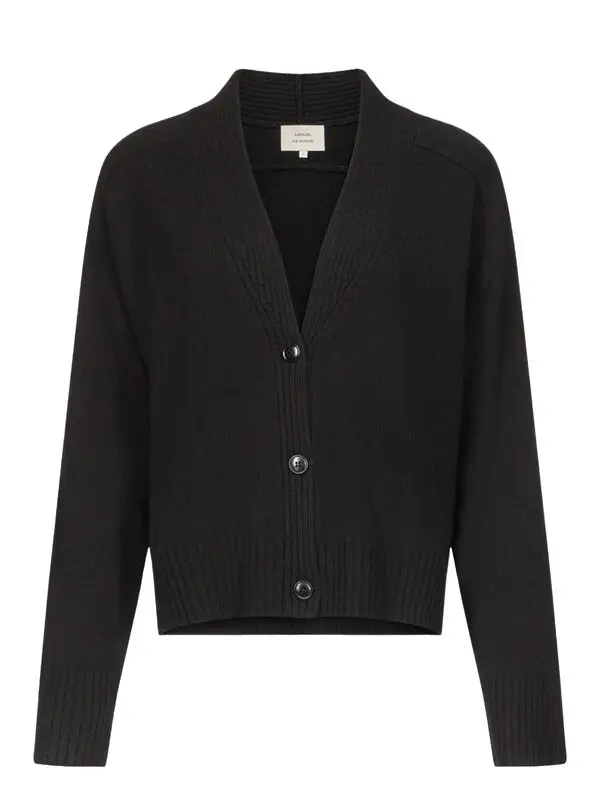 Loulou De Saison Kaia Cashmere Cardigan - Black