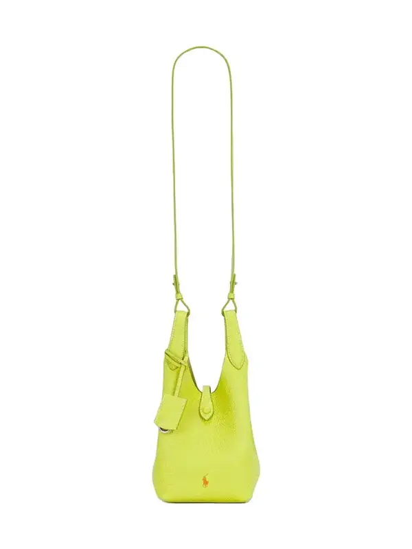 Polo Ralph Lauren Small Leather Cross Body Bag - Yellow
