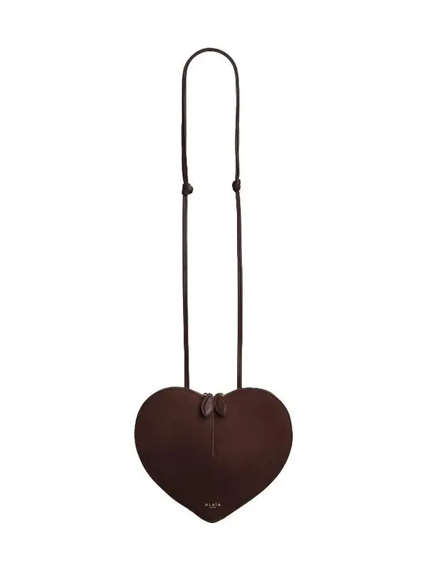 Alaïa Heart-shaped Shoulder Bag - Black