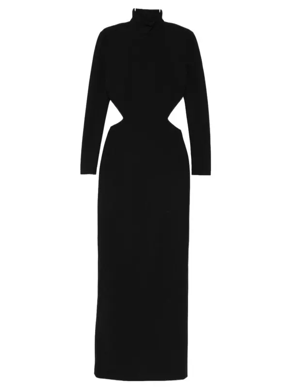 Solace Wilma Maxi Dress With Cutout Detail - Black