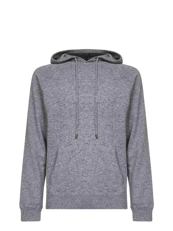 MC2 SAINT BARTH Drawstring Hooded Sweater - Grey
