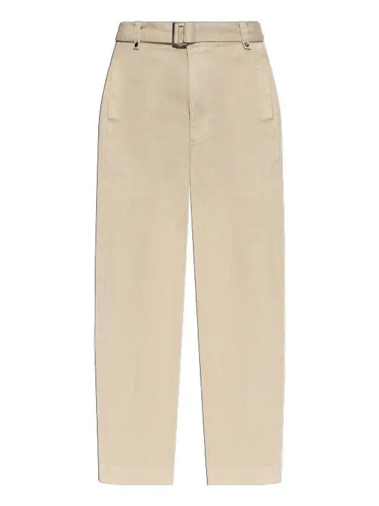 ENTIRE STUDIOS Gully Belted Wide-leg Pants - Nude