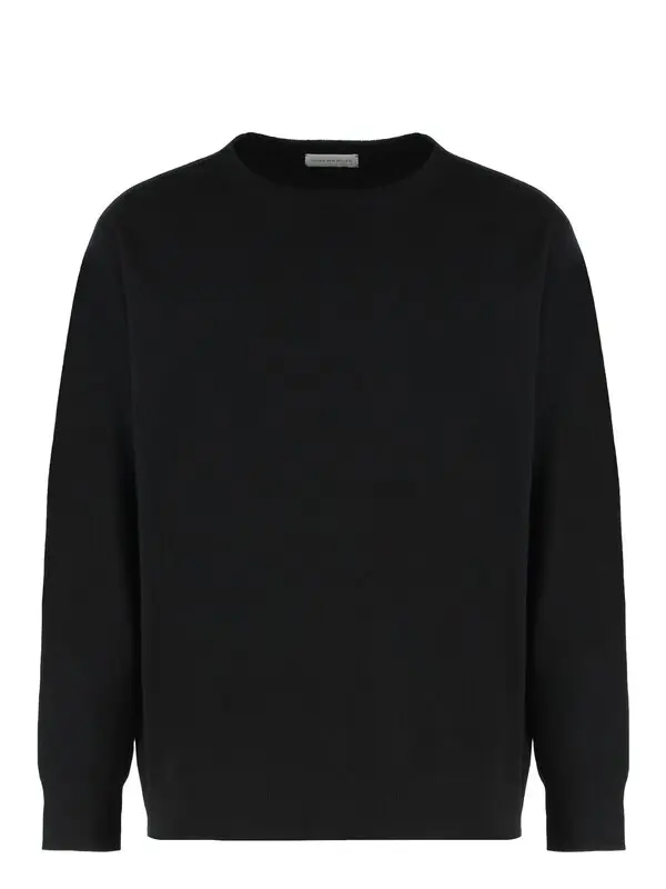 Dries Van Noten Crewneck Knitted Sweater - Black