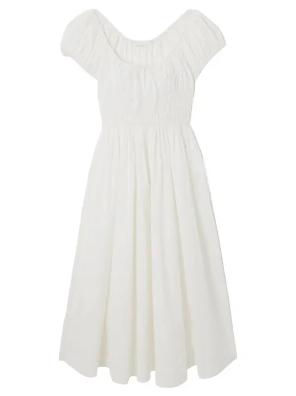 DÔEN Quinn Midi Dress - White