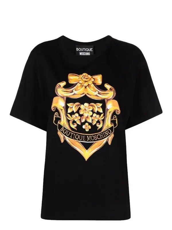 Moschino Print T-shirt - Black