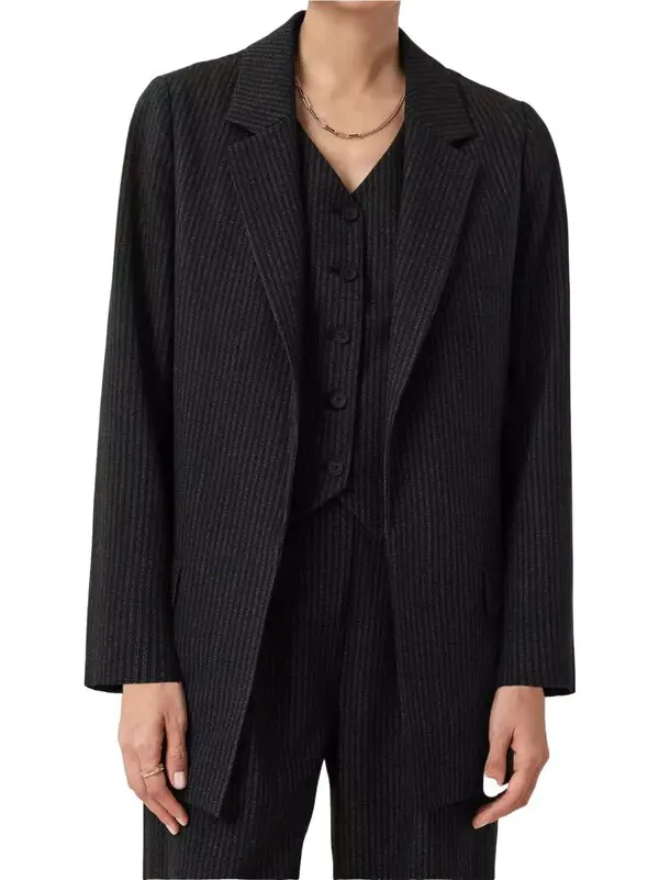 ALLSAINTS Long Sleeve Blazer - Black