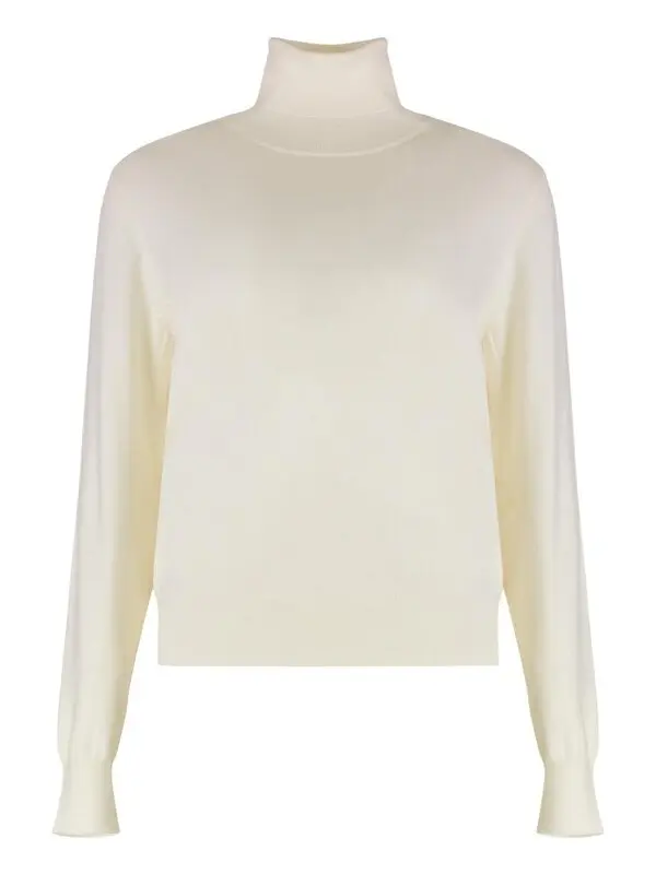 P.a.r.o.s.h Long Sleeved Knitted Pullover - White