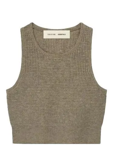 Fear Of God Waffle Sport Tank Top - Gray