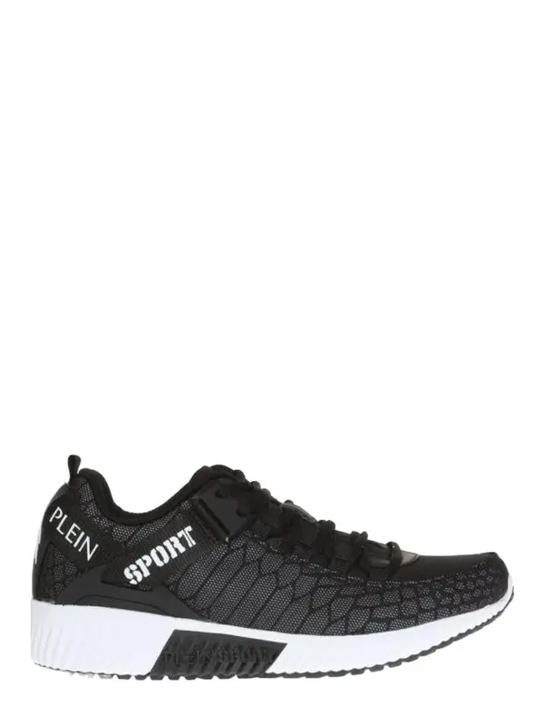 Philipp Plein Logo Detail Lace-up Sneakers - Black