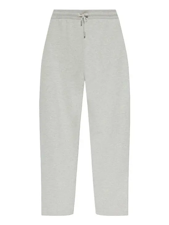 Ami Drawstring Wide-leg Trousers - White