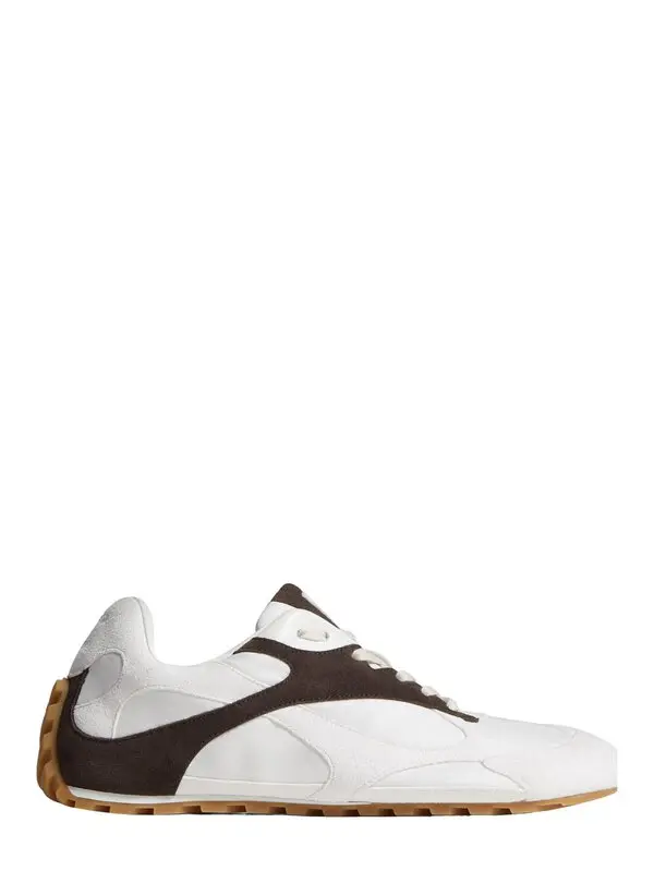 Bottega Veneta Orbit Flash Sneakers - Bright White/espresso