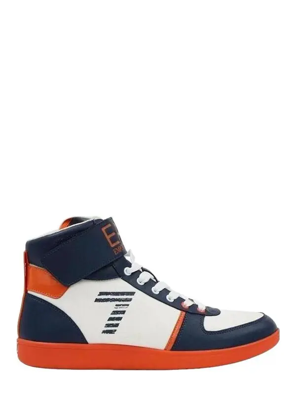 EA7 High-top Lace-up Casual Sneakers - Multicolor