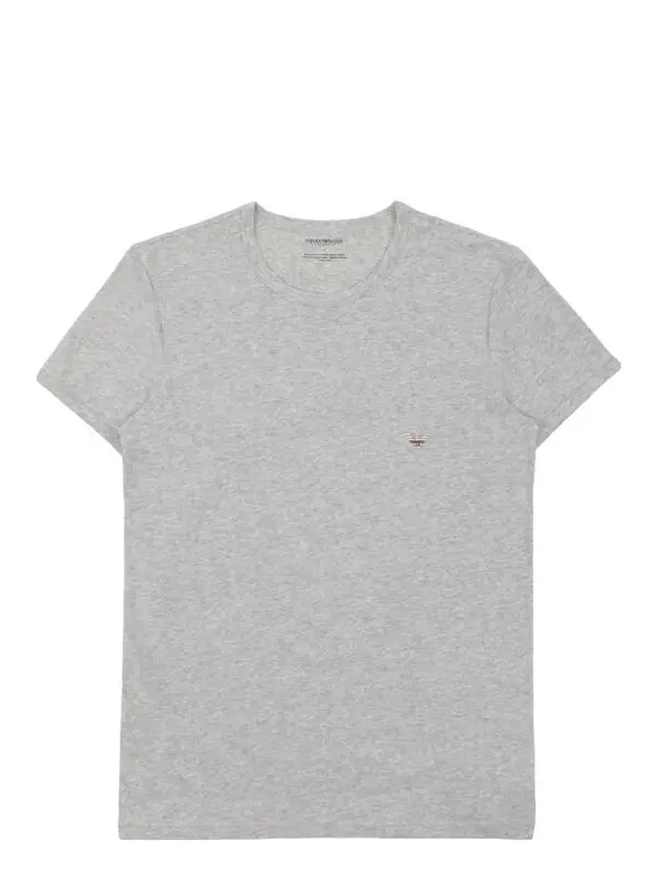 Emporio Armani Logo Printed T-shirt - Gray