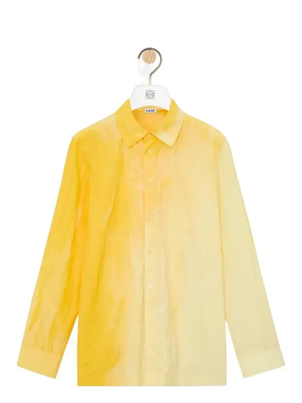 Loewe Buttoned Shirt With Gradient Print - Yellow