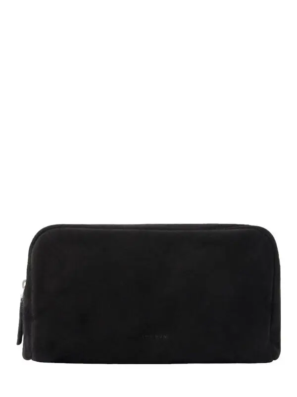 THE ROW Astra Zipper Clutch - Black