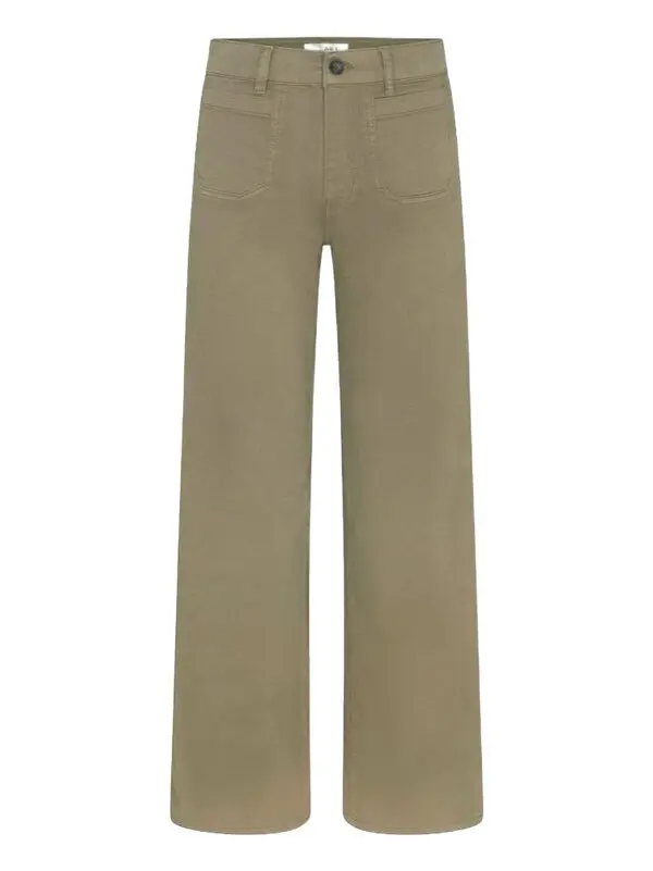 FRAME Le Slim Palazzo Modernist Pocket Jeans - Grasshopper